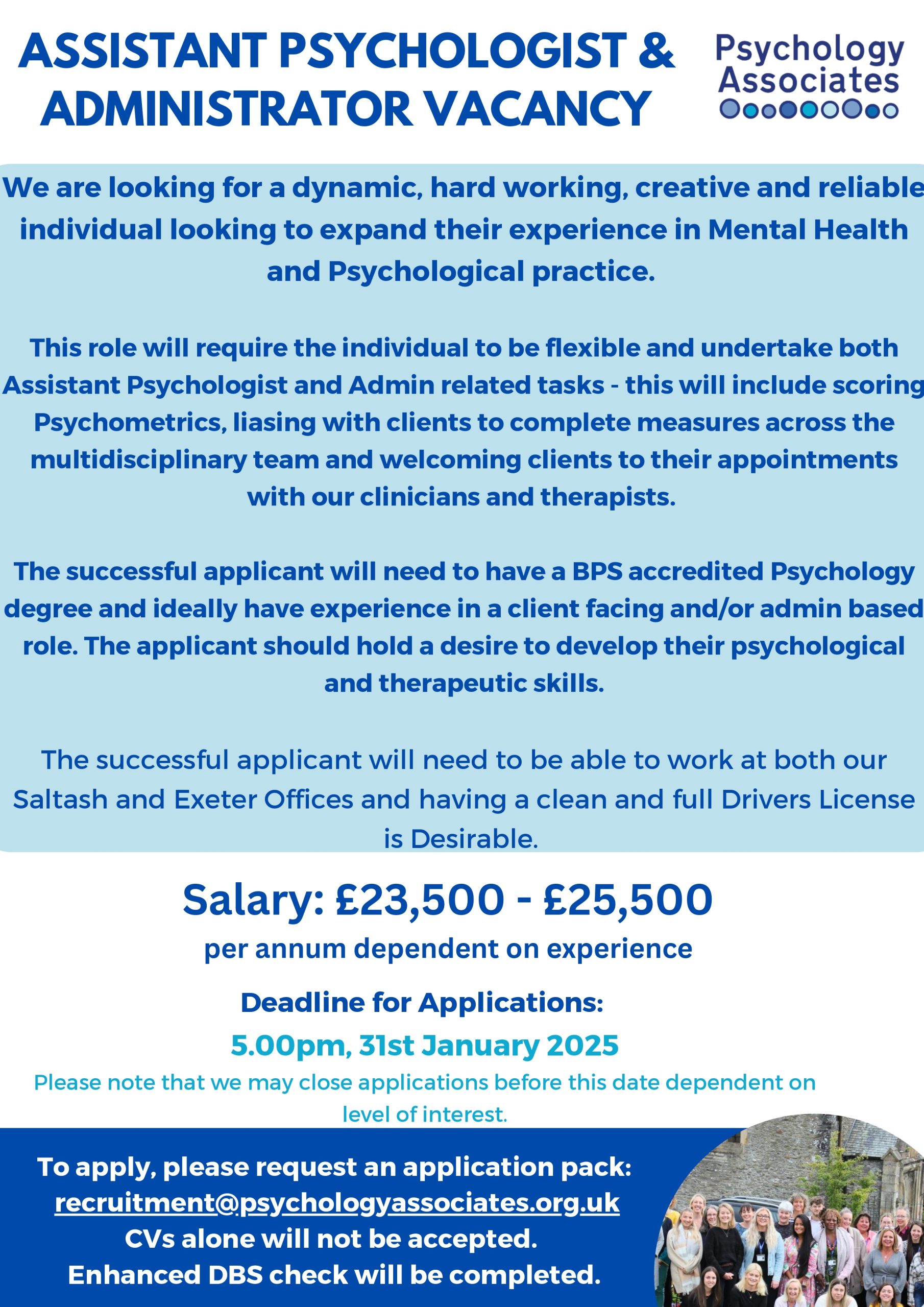 Join Us - Psychology Associates